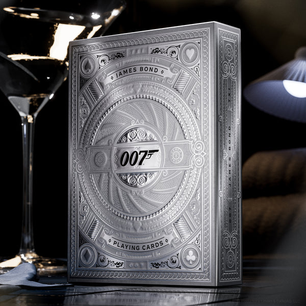 James Bond Playing Cards - Silver Edition - By theory11 | 007Store