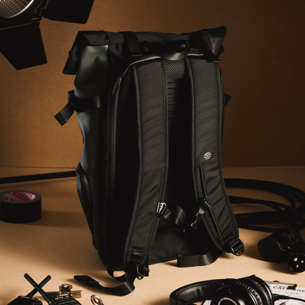 James Bond Weatherproof Roll-Top Backpack - 007 Crew Edition | 007Store