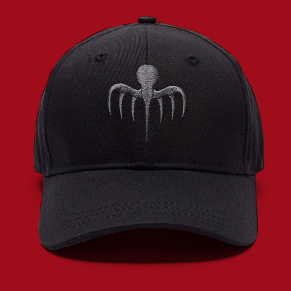 James Bond SPECTRE Symbol Embroidered Baseball Cap - Grey On Black ...