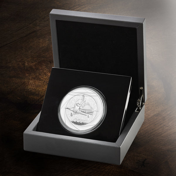 James Bond 5oz Silver Proof Coin 1960s Edition Royal Mint | 007Store