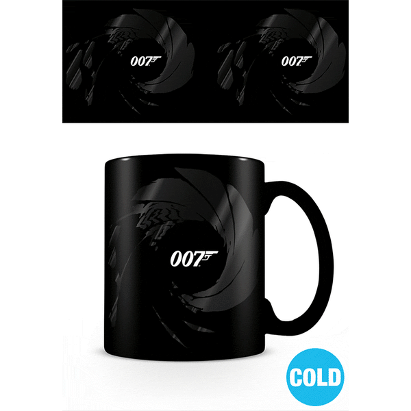 James Bond 007 Gun Barrel Heat Change Mug | 007 Store - 007Store