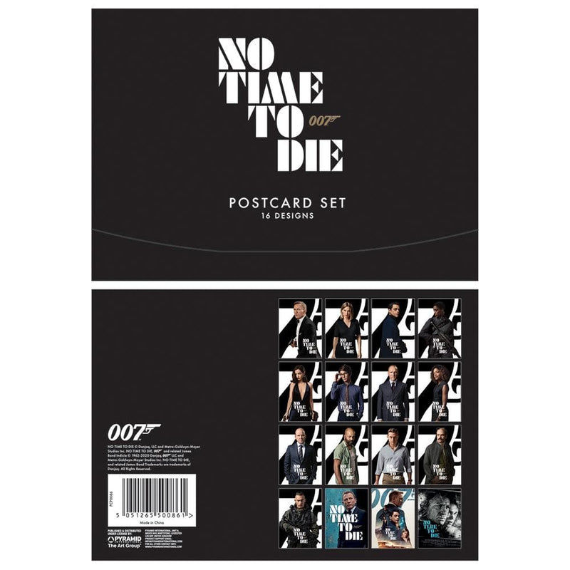 James Bond No Time To Die 16-Piece Postcard Set | 007Store