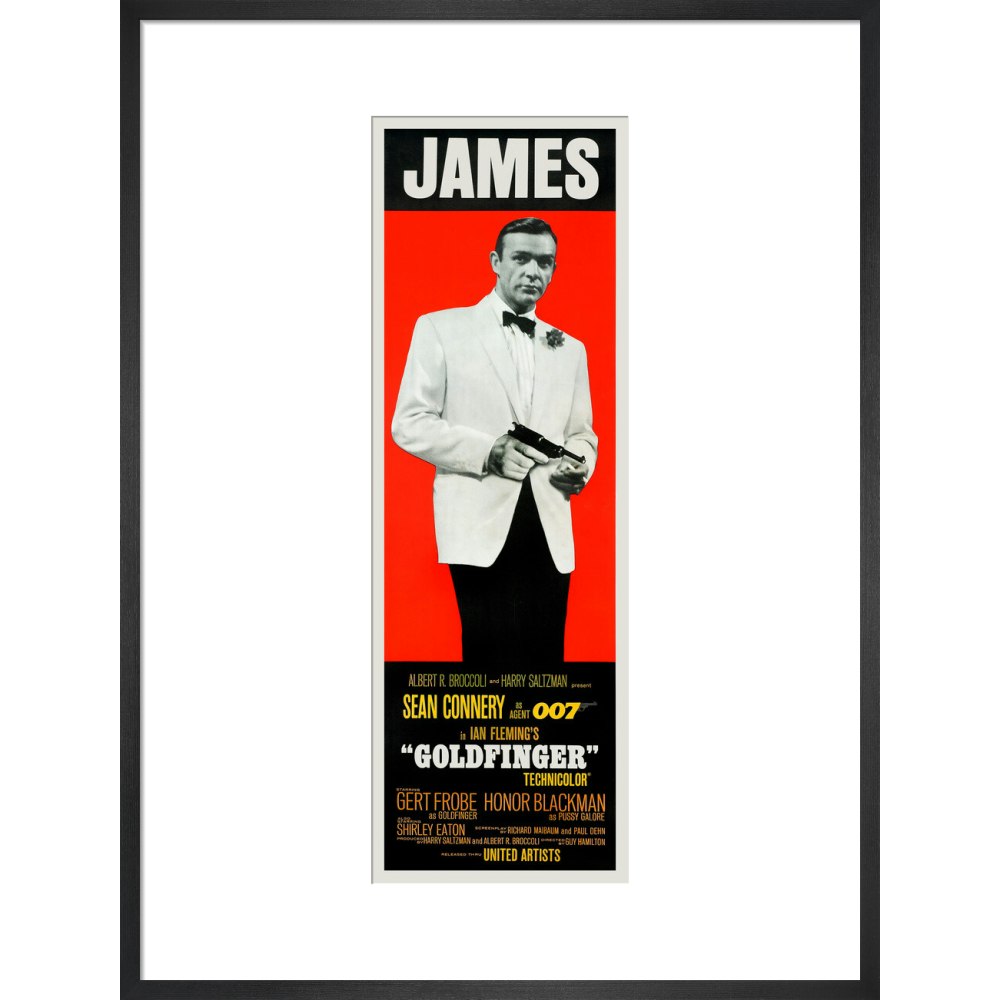 James Bond Goldfinger James Framed Art Print King & McGaw | 007Store