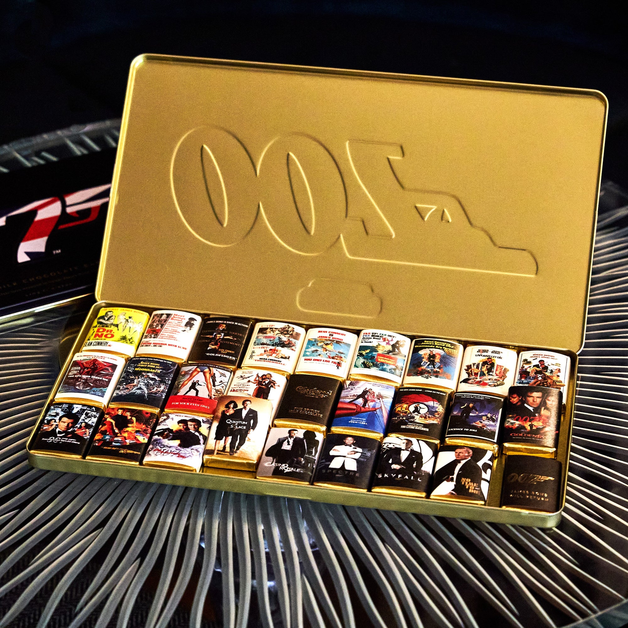 James Bond Mini Chocolate Bars Tin By Charbonnel et Walker | 007Store