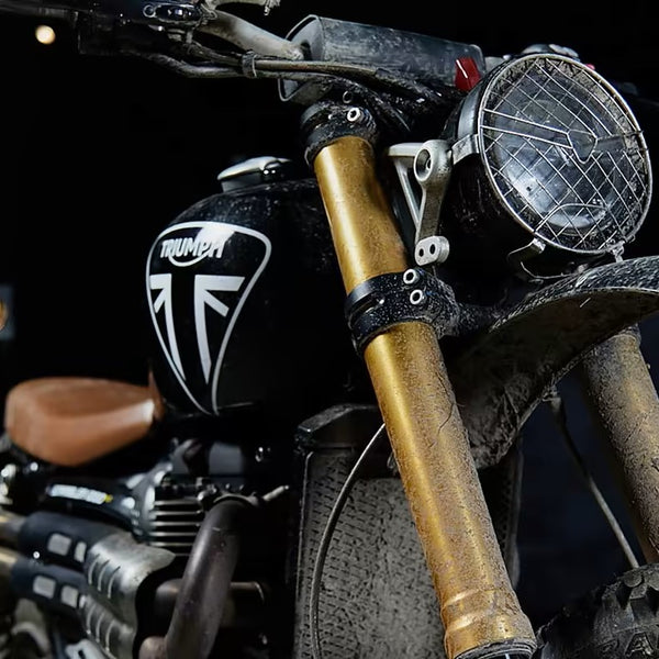 James Bond Triumph Scrambler 1200XE Model Bike - By Corgi | 007Store