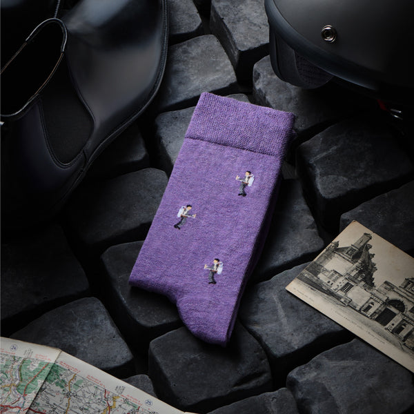 "The Violet Jetpack" James Bond Socks Thunderball 60th | 007Store