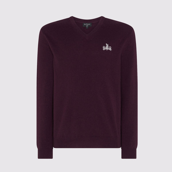 James Bond Family Crest Cashmere Sweater Goldfinger N.Peal | 007Store