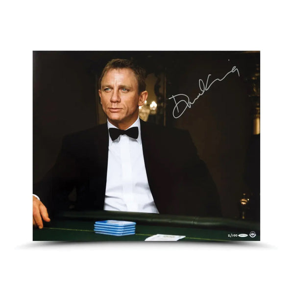 James Bond Daniel Craig Autographed Print - Casino Royale | 007Store