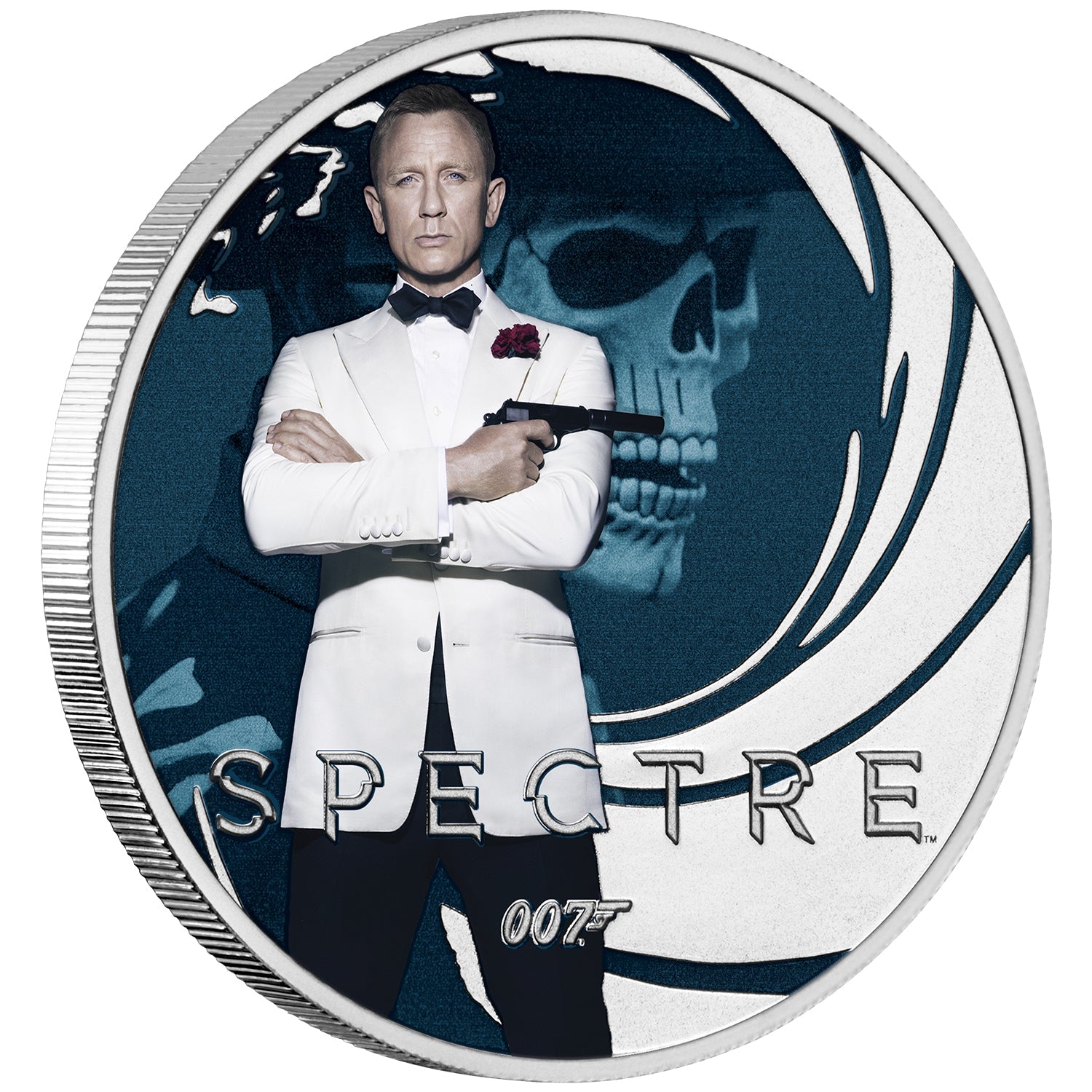 James Bond Spectre 1/2oz Silver Coin By The Perth Mint | 007Store